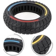 9.5 x 2.50 9.5" Rubber Explosion-proof Tubeless Tire, Color Solid Tyre ...