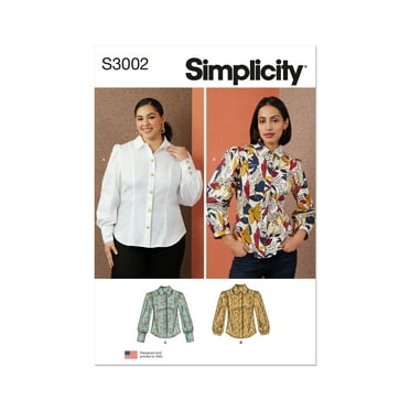 Simplicity Sewing Pattern 9743 -Women's Dresses, Size: W3 (30W-32W-34W ...