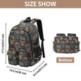ALAZA Magic Skulls Print Student Backpack School Bookbag Large Laptop ...