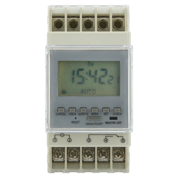 Relé de tiempo Microordenador Interruptor de tiempo Controlador solar ...