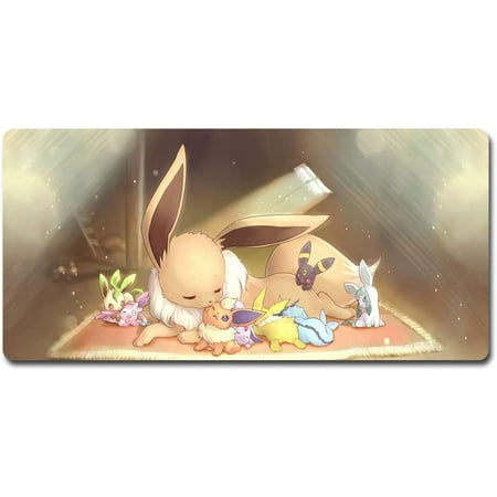 Pokemon Eevee Apply Anime Mouse pad Large Gamer Big Mouse Mat Computer ...