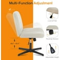 Criss Cross Chair, Cross Legged Office Chair, Wide Comfty Desk Chair ...