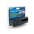 Camco 57207 Black Pop-A-Toothbrush, Hygienic Toothbrush Holder, Holds 4 ...