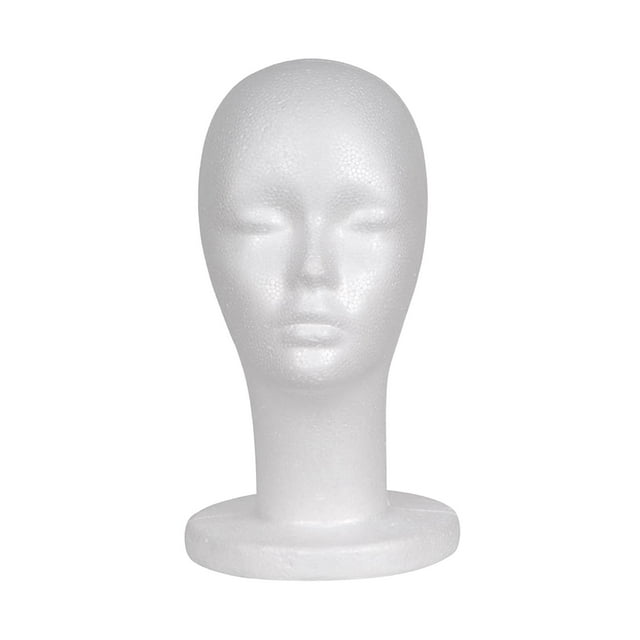 Female Foam Head, Foam Mannequin, Display Display Head, Manikin Foam ...