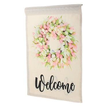 60 Flags Imitated Burlap Pennant Banner Multicolor Fabric Triangle Flag ...