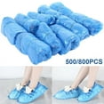 50/100/300/500/800PCS Plastic Disposable Shoe Covers Medical Waterproof ...