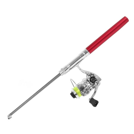 Pocket Fishing Rod With Reel Pocket Fishing Pole With Reel Wheel Mini ...