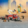 LEGO City Fire Command Unit 60282; Firefighter Toy Building Set with ...