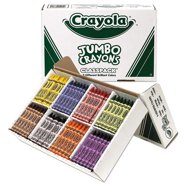 Crayola Crayons, Jumbo Size, 8 Colors Per Box, Set Of 6 Boxes - Walmart.com