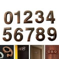 1Pcs Exterior House Numbers Door Number Plate Apartment Self Adhesives ...