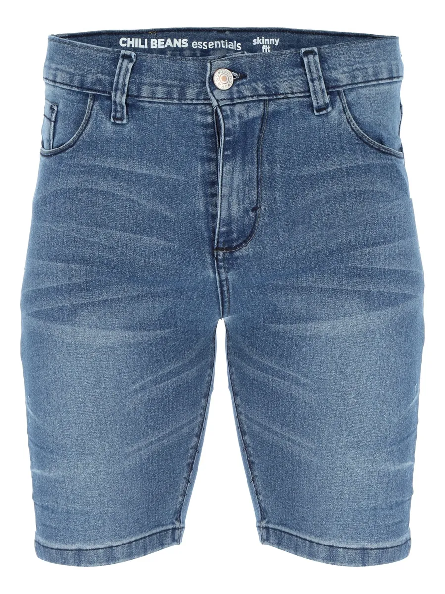 Bermuda de mezclilla para hombre corte moderno stretch cómoda y ligera ...