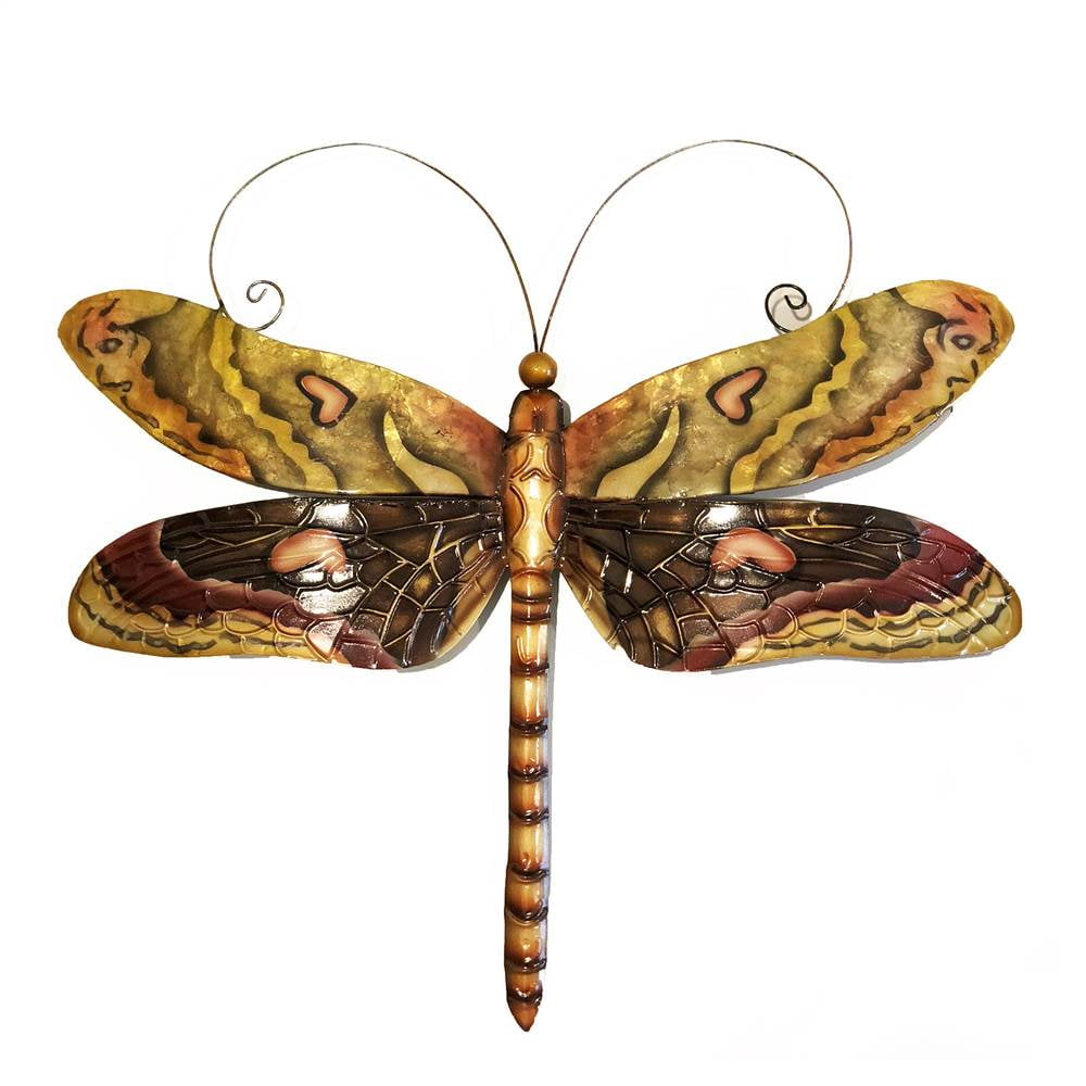 Dragonfly Wall Decor in Brown - Walmart.com