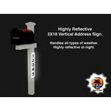 2 Pack Single Sided Address Numbers for House Signs, Customized ...