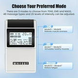 48 Modes Tens Units for Pain Management,40 Intensities Rechargeable EMS ...