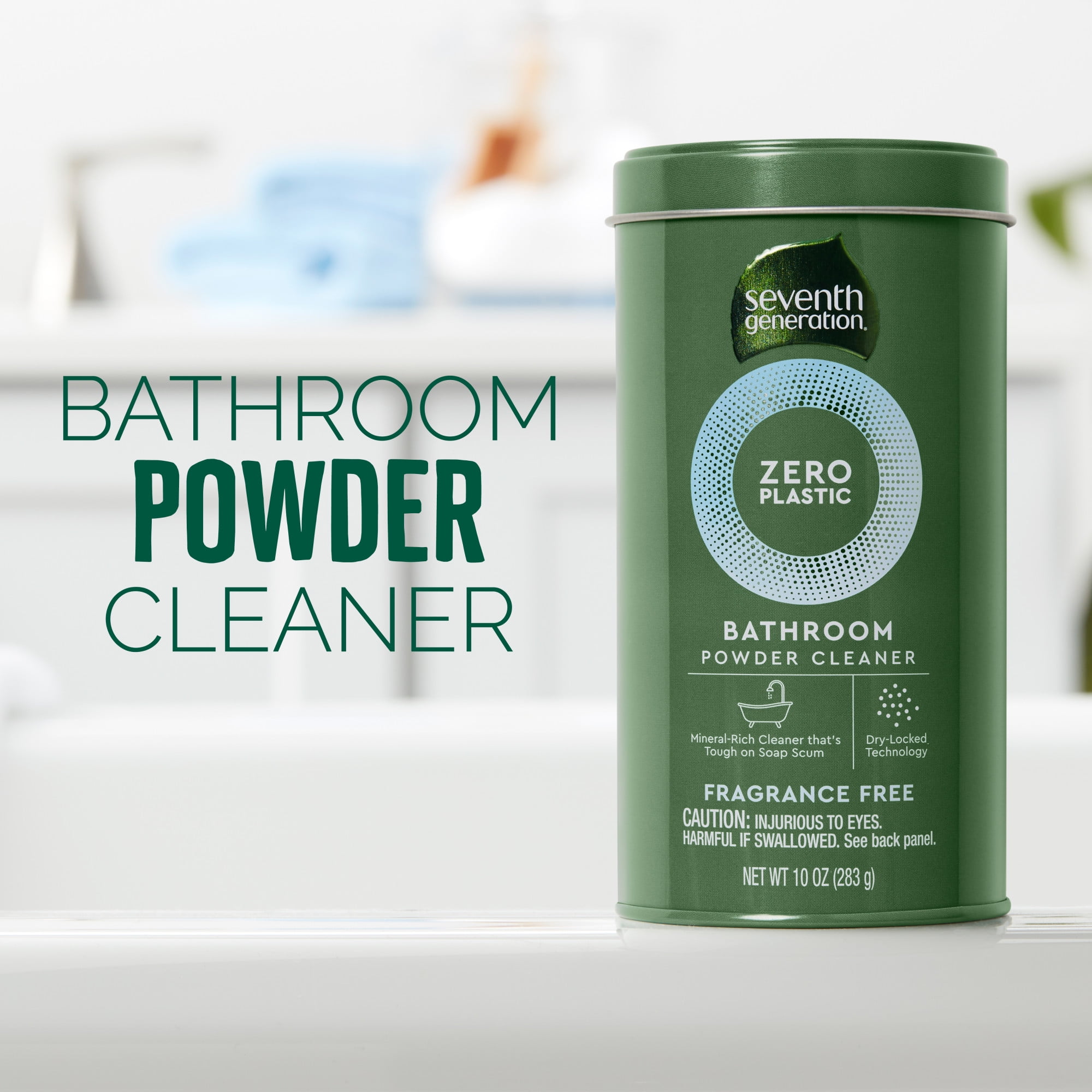 Buy Seventh Generation Zero Plastic Bathroom Powder Cleaner 10 oz ...