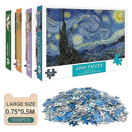 1000 Pieces Of Wind Shadow Pattern Puzzle For Children And Adults ...
