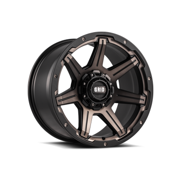 Grid OffRoad Custom Wheel for 20x10 Rim Gloss Graphite w/ Chrome Insert ...