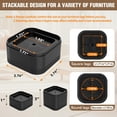 8 Pack Furniture Risers Adjustable Bed Risers Heavy Duty Lifts Height 1 ...
