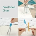 Mr. Pen- 13 pcs Geometry Set, Math Compass & Protractor, Drafting Tools ...