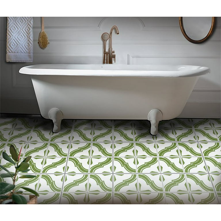 Wave Design Tile In Kitchen