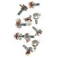 10Pcs Electric Guitar Pots Split Shaft Guitars Potentiometers A20K ...