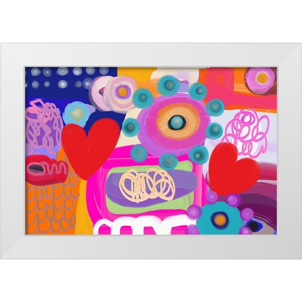 Auda, Christine 24x17 White Modern Wood Framed Museum Art Print Titled ...