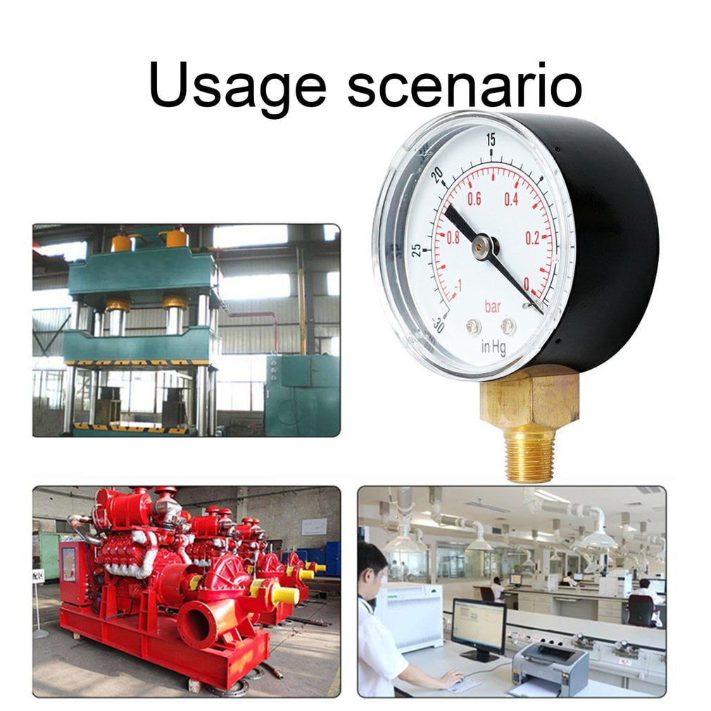 NEWLY Radial Pressure Gauge High-precision Barometer Oil Pressure Gauge ...