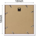 12x12 Picture Frame Set of 3, Display Pictures 8x8 with Mat or 12x12 ...