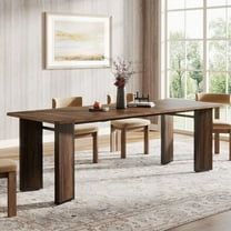 Tribesigns Dinning Room Table for 8 People, 6ft Wooden Dining Table ...