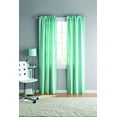 (2 pack) Your Zone Solid Blackout Rod Pocket Curtain Panel Pair, Set of ...