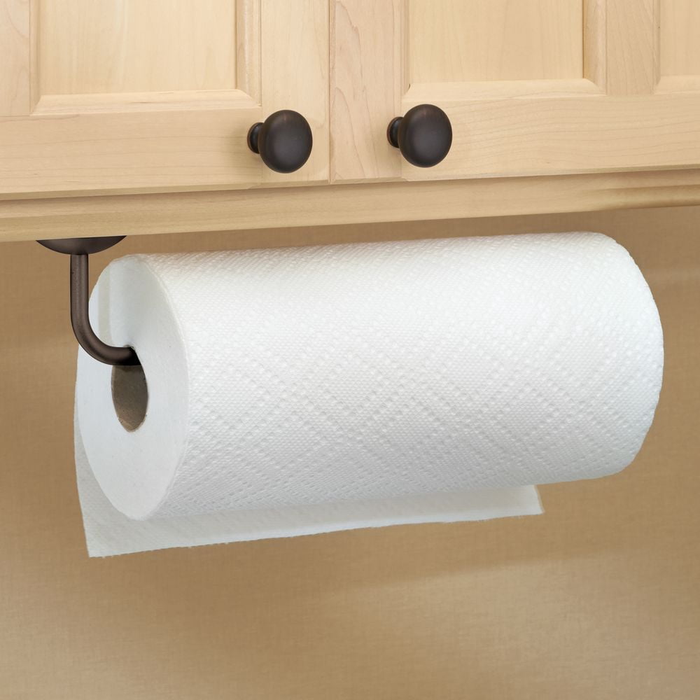 InterDesign Classico Wall Mount Paper Towel Holder Bronze Walmart