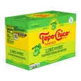 Topo Chico Sabores Sparkling Mineral Water, Lime Flavor with Mint ...