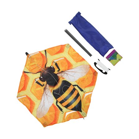 Octpeak Bee Pattern Kite,Outdoors Cartoon Kite Bee Pattern Kite With ...