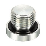 Uxcell M16*1.5 Internal Hex Head Pipe Fitting Plug, 2 Pack Male Thread ...