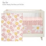 Lambs & Ivy Daisy Dreams 3-Piece Crib Bedding Set - Pink, White, Modern ...