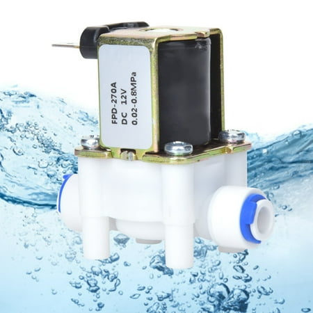 Electric Solenoid Valve, Plastic Solenoid Valve, 0.02-0.8Mpa High Strength G1/4in For Home Using ...