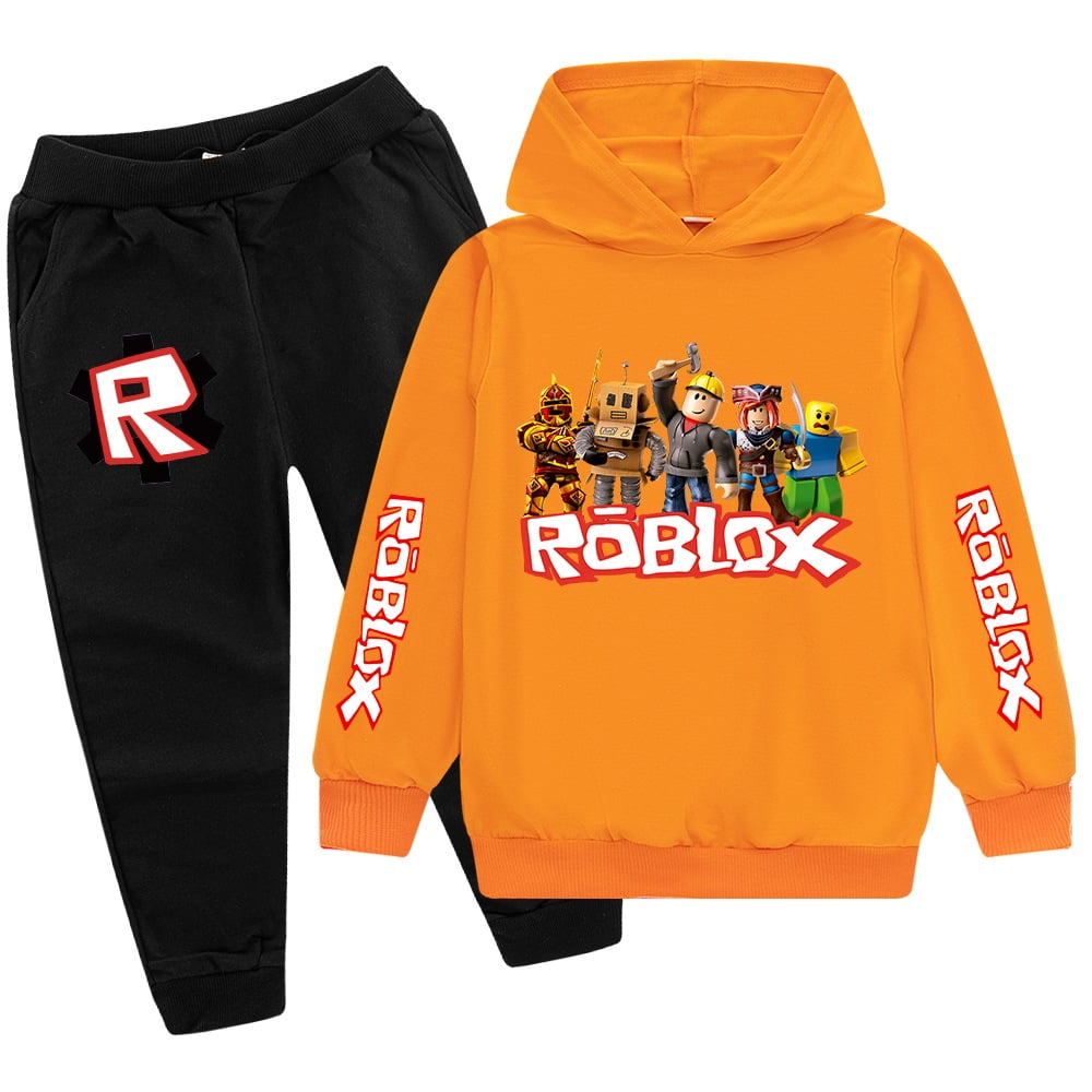 Roblox Ensemble de Chandail à Capuche Imprimé Dessin Animé, 2-16 Ans ...