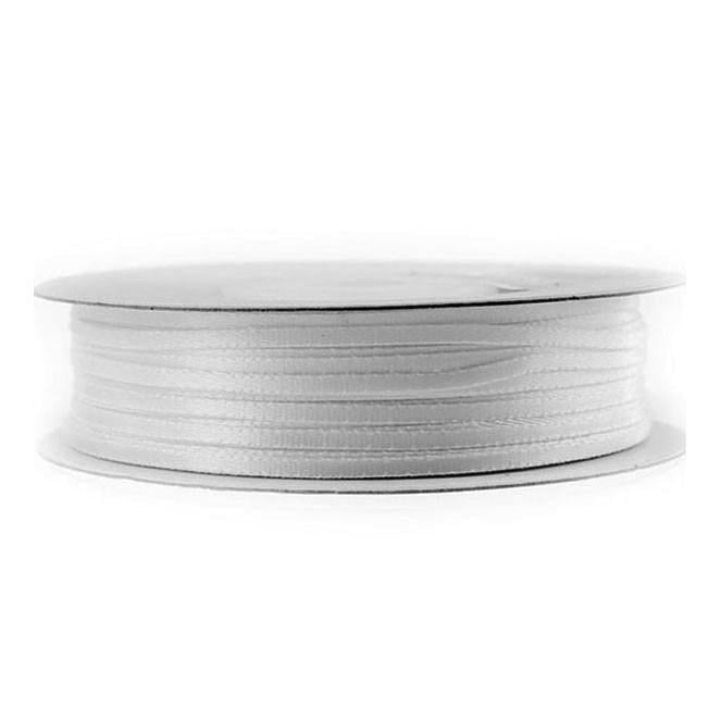 Double Faced Satin Ribbon, 1/16-inch, 100-yard, White - Walmart.com