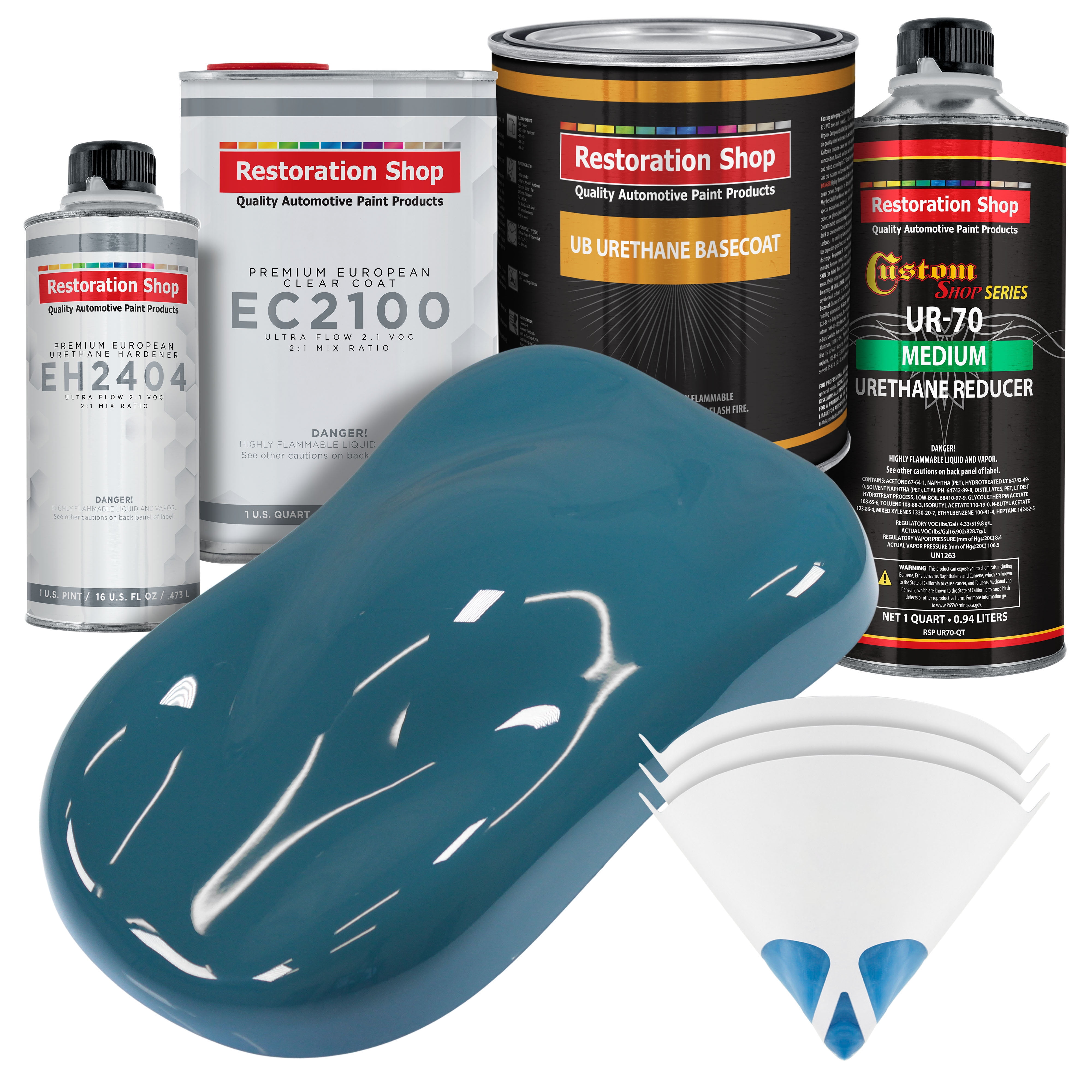 Restoration Shop - Medium Blue Urethane Basecoat with European ...