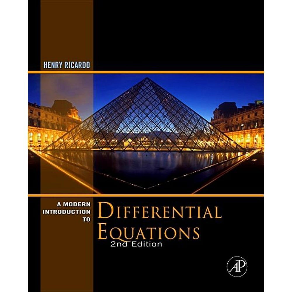 A Modern Introduction To Differential Equations Edition 2 Hardcover