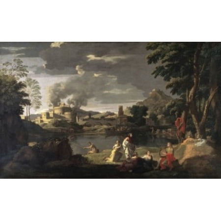 Orpheus & Eurydice , 1648, Nicolas Poussin (1594-1665 French) , Oil on ...