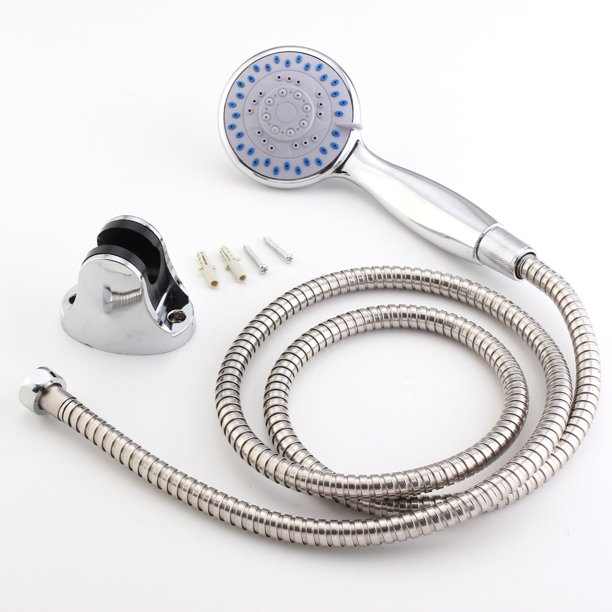 Chrome 3-Setting Hand Held Shower Head Body Massage Showerhead Water ...