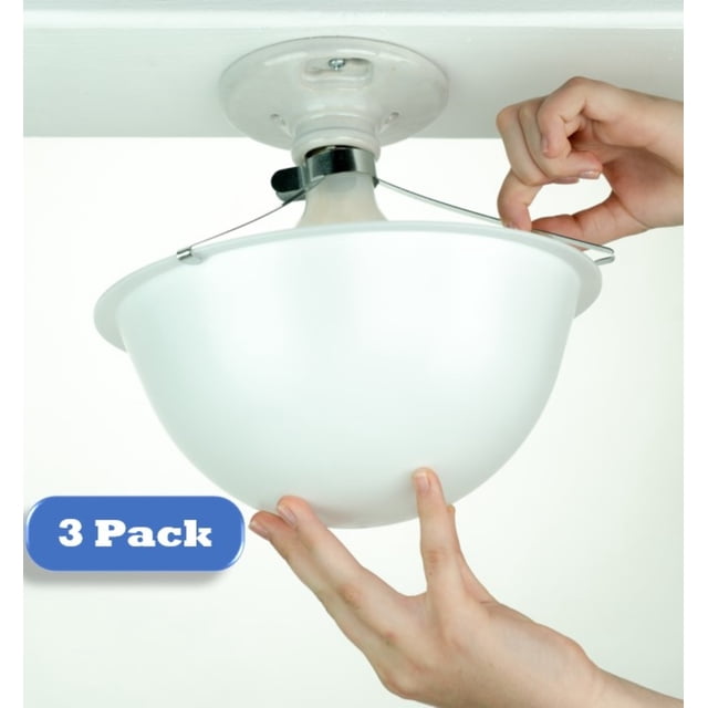 3 Pack Ceiling Light Cover, Ceiling Light Bulb Cover, Exposed Light ...