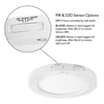 Maxxima 12 in. Round PIR Motion Sensor LED Ceiling Light Fixture, Flush ...