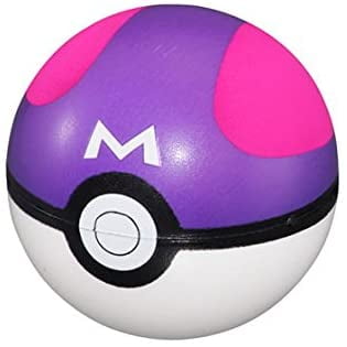 Bandai Pokemon Soft Foam Squeeze Pokeball - Master Ball - Walmart.com