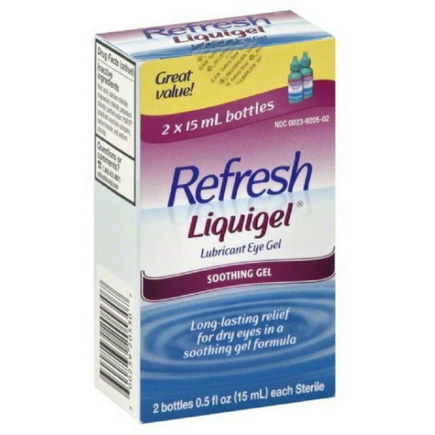 Refresh Liquigel, Lubricant Eye Drops 2 bottles 15ml (Pack of 2 ...