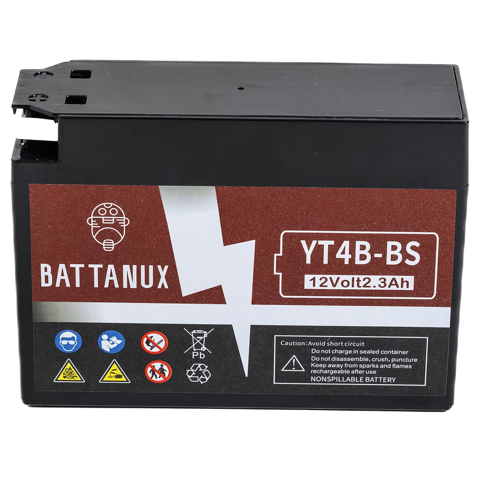 Yamaha Ttr50 Battery YTX4B-BS AGM Sealed Battery For 2006-2017 Yamaha ...