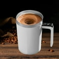 White 304 Stainless Steel Coffee Cup Digital Temperature Display ...