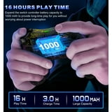 DinoFire Wireless Pro Controller for Nintendo Switch/Lite/OLED with Turbo, Programmable, Wake-up ...