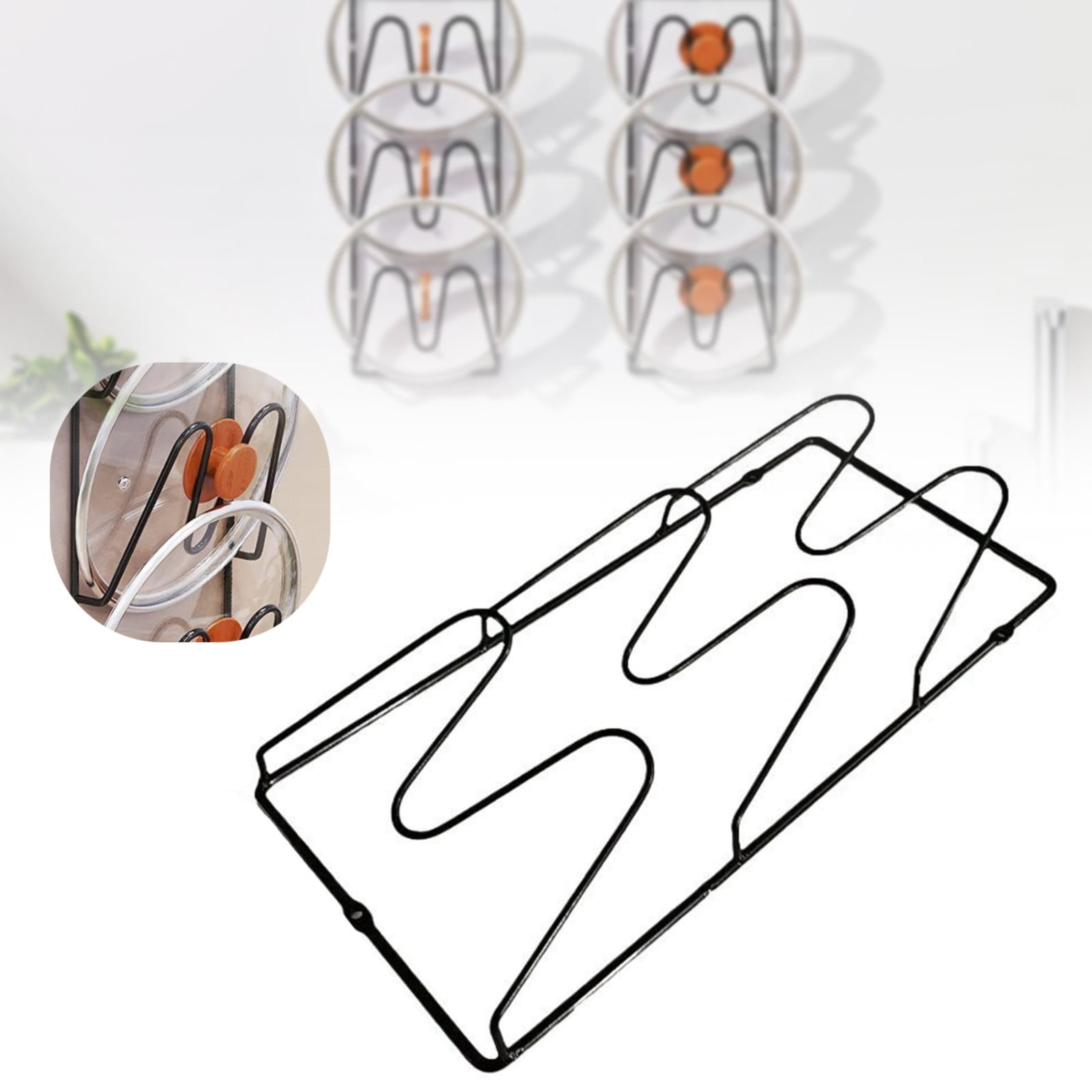 Click here for Bifavgk Pot Lid Organizer Rack 3 Tier Pot Lids Hol... prices